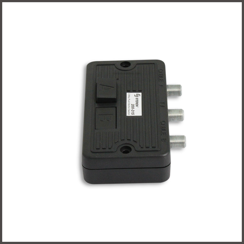 STEREN 2-Way Coaxial A/B Push-Button Switch - [200-315] – Steren Solutions